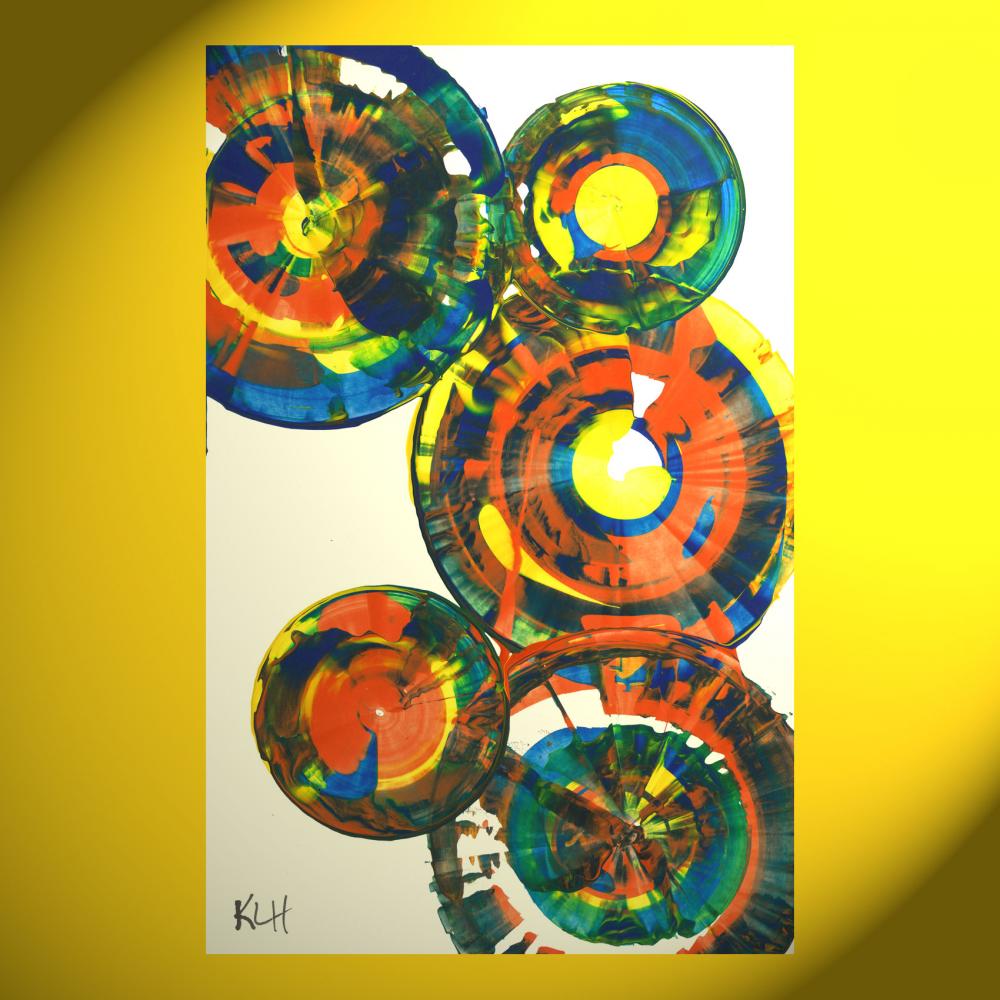 Abstract Expressionism Modern Art Abstract Paintings - Crazy Round ...