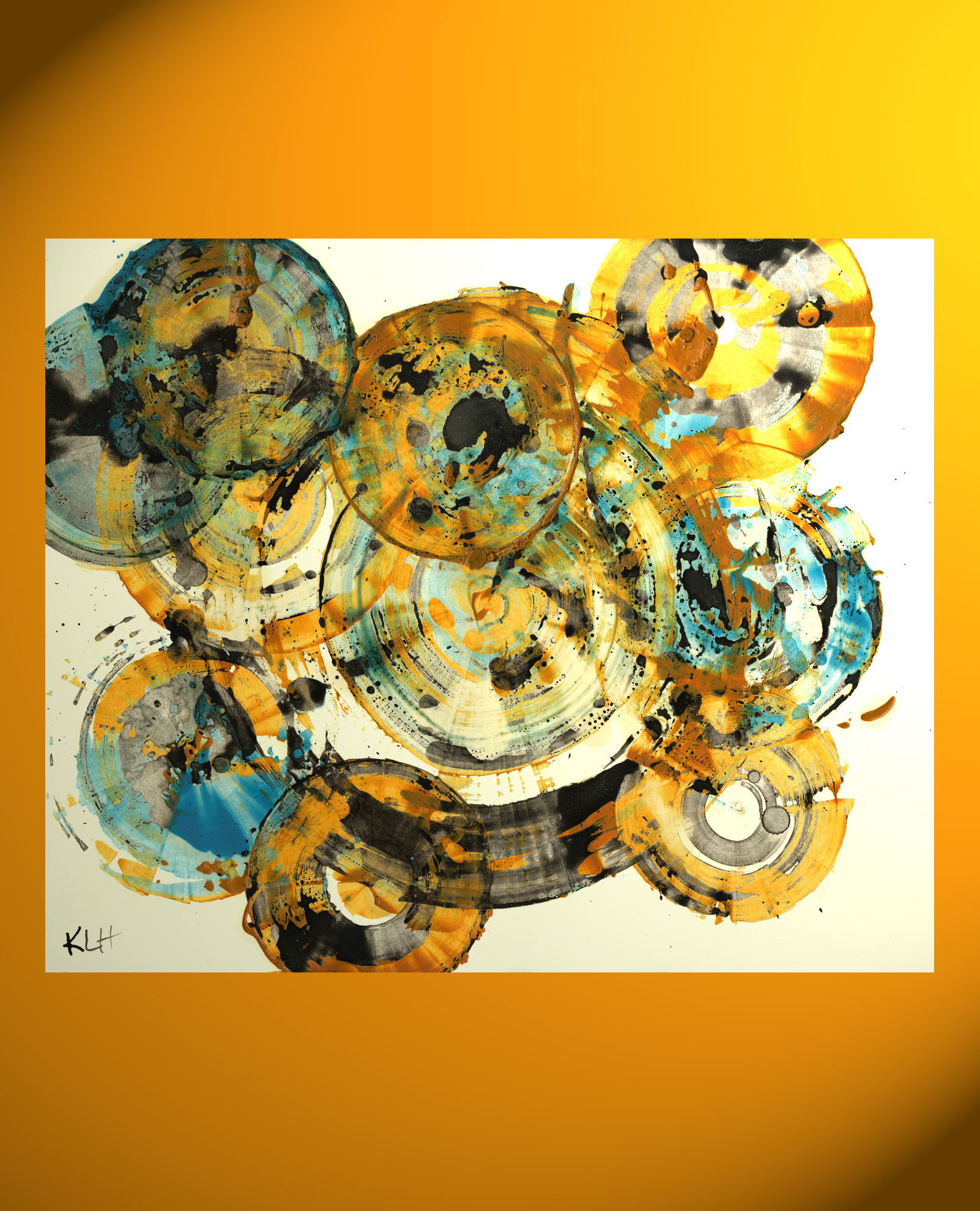 Magical Spheres Abound -- Modern Abstract Original Paintings ...